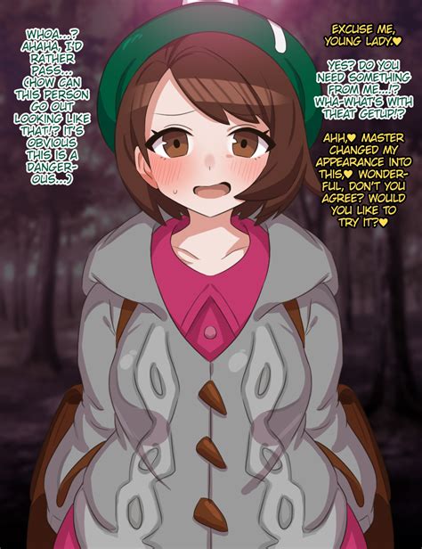 Rule 34 1girls Blush Blushing Brown Hair English Text Female Game Freak Ganbari Mascarpone