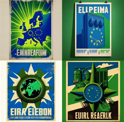 Made Some Eu Propaganda Posters Using Ai And Different Topics Ryurop