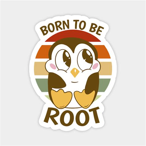linux penguin root admin geek programmer coder developer cute retro
