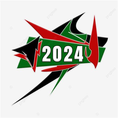 2024 녹색 빨간색 검정색 흰색 년도 2024년 팔레스타인 PNG 일러스트 및 PSD 이미지 무료 다운로드 Pngtree