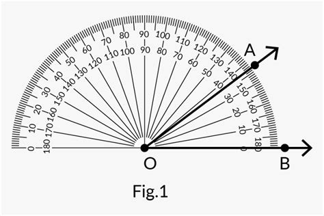 Reading A Protractor HD Png Download Kindpng