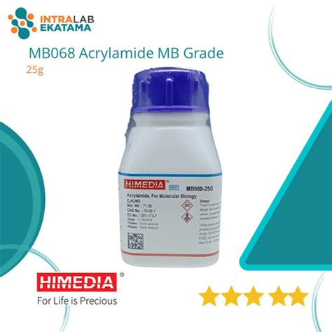 Jual Acrylamide For Molecular Biology 25g Kota Bogor Intralab