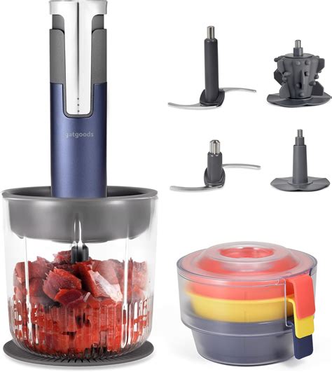 Cordless Food Processor With Glass Jar Home And Kitchen