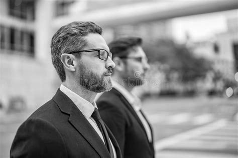 Selective Focus Of Successful Business Leader Boss Men Successful