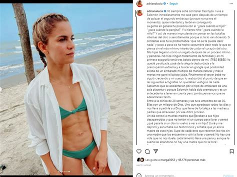 Adriana Lucía Hizo Revelación Sobre Su último Embarazo En El Que Tuvo