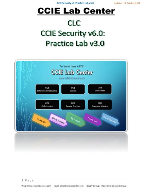 Clc Ccie Security V6 0 Practice Lab V3 0 Pdf Ip Address Router Computing