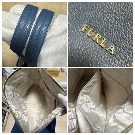 Yahoo オークション 【新品同様】furla フルラ トートバッグ ブルー