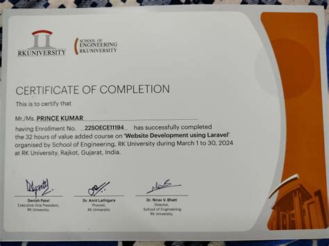 Prince Kumar Singh On Linkedin Successfuly Completed The 32 Hr Of