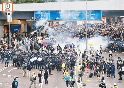 指和平示威或演變成暴力場面 星更新港旅遊警示 東方日報