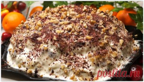 Торт «Айсберг» за 30 минут вместе с выпечкой - вкусный и быстрый рецепт ...