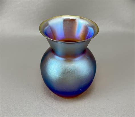 I Found This Tiny Rare 1930s Karl Weidmann Iridescent Glass Vase For 99 Cents At The Local
