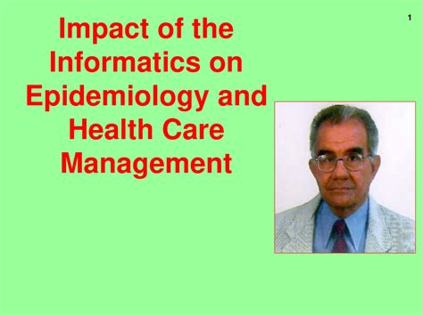 Impact Of The Informatics Health Lecture Slides Docsity