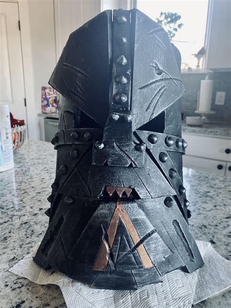 Made A Wearable Helm Of Dread Dungeonsanddragons