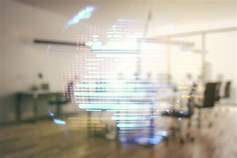 Premium Photo Abstract Virtual Coding Concept And World Map Hologram