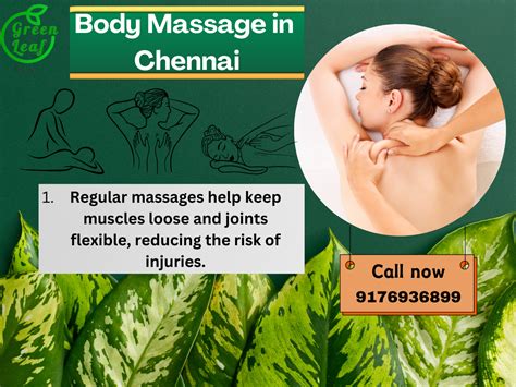 Discover The Best Body Massage In Chennai Unwind At Greenleaf Spa By