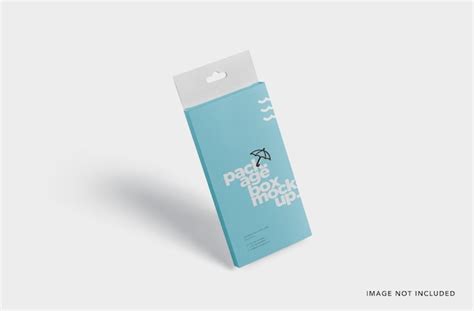 Premium Psd Rectangular Slim Package Box Mockup