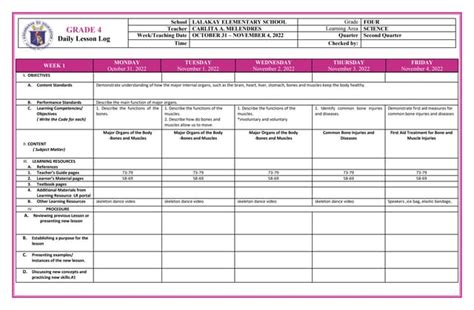 Dll Reflection Both English And Filipino Docxdocx