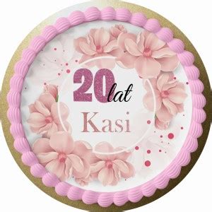 Opłatek na Tort na Urodziny 30 40 50 Opłatek na Tort Urodzinowy