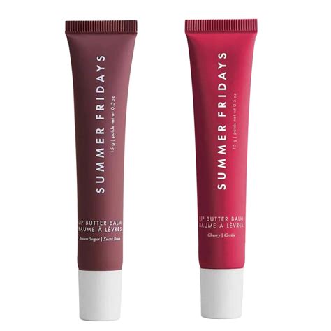 2pc Lip Glossy Butter Balm Setinstant Moisture And Hydration Lip Gloss