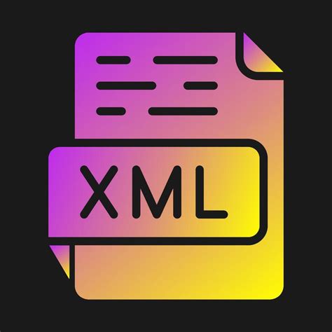 Xml Vector Icon 38551777 Vector Art At Vecteezy