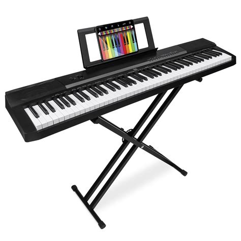 Best Choice Products 88 Key Digital Piano Set With Weighted Keys
