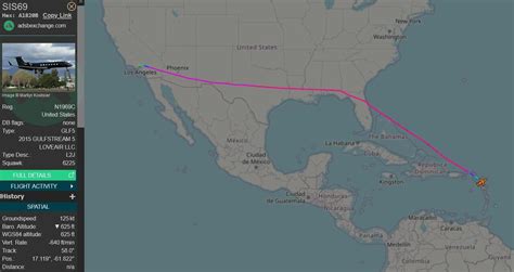 Diddy Flee Sean Combs Private Jet Tracked To Caribbean Island After