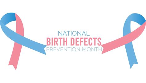 Illustration On The Theme Of National Birth Defects Prevention Month