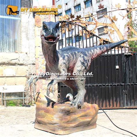 Ad 324 Jurassic Dinosaur World Animatronic Velociraptor My Dinosaurs