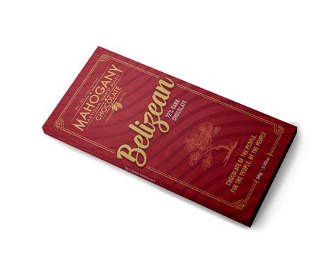 Belizean 72 Cacao Dark Chocolate Bar Mahogany Chocolate