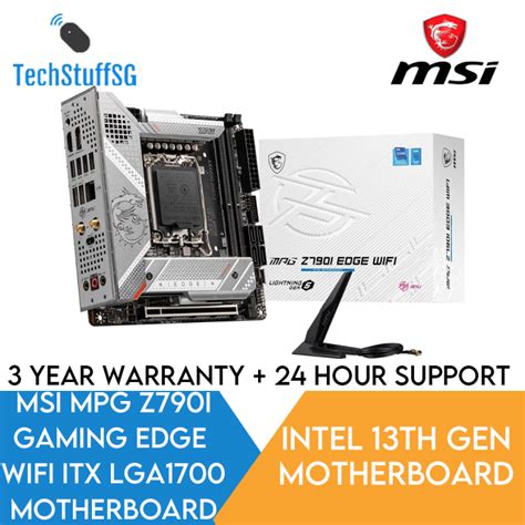 Msi Mpg Z790i Z790 I Edge Wifi Lga 1700 Ddr5 Wi Fi 6e Intel Z790 Mini Itx Motherboard Intel