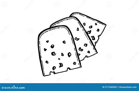 Graphical Slices Of Cheese With Holes Graphical Illustration Dairy