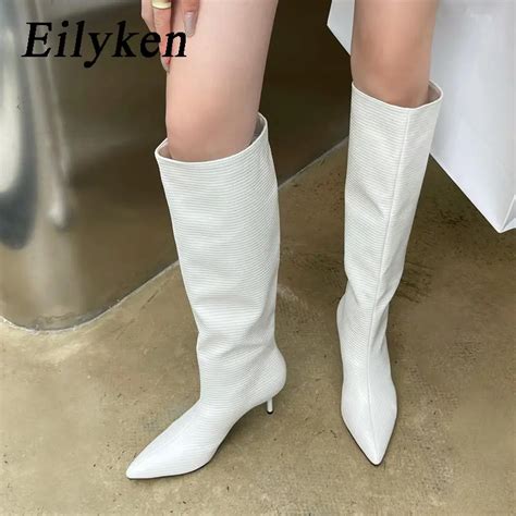 Eilyken-Design-ze-szpiczastym-noskiem-damskie-buty-do-kolan-designerska ...