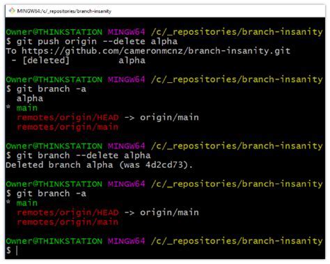 Git Remove Local Branches Imaginative Minds