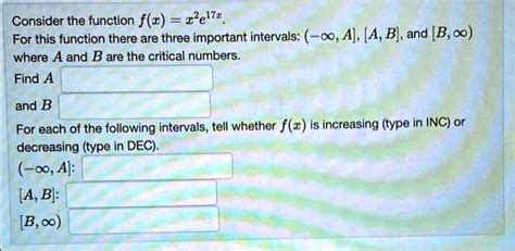 Solved Consider The Function Fx 2e17x For This Function There