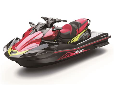 New 2025 Kawasaki Jet Ski® Ultra® 310x Watercraft In Wasilla And Eagle River Ak Ebony Neon Red