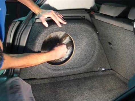 Vw Mkv Gtir32rabbit 10 And 8 Perfect Fit ™subwoofer Enclosure Install