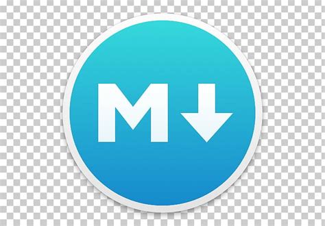Markdown Text Editor Plain Text Formatted Text Macos Png Clipart Aqua Blue Brand Computer