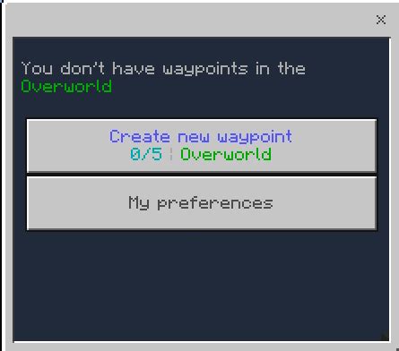 Multiplayer Waypoint System Minecraft Addon