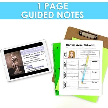 Newton S Laws Notes And Slides By BH Science TPT
