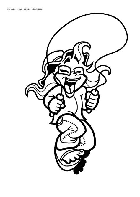 Rope Coloring Pages Coloring Cool