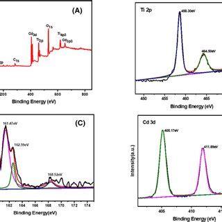 A Xray Photoelectron Spectroscopy XPS Survey Spectra CdS