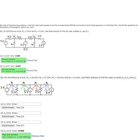 Solved For Both Of The Following Problems Write The Chegg