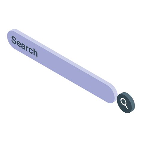 search bar icon button showing internet browsing and website navigation