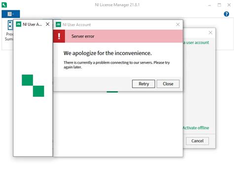 Activation Problem There Is Currently A Problem Connecting To Our