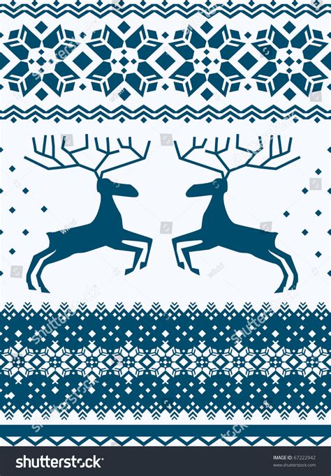 Scandinavian Pattern Stock Vector 67222942 Shutterstock