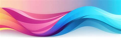 A Colorful Abstract Background With Flowing Wave Patterns In Warm And Cool Tones Generate Ai