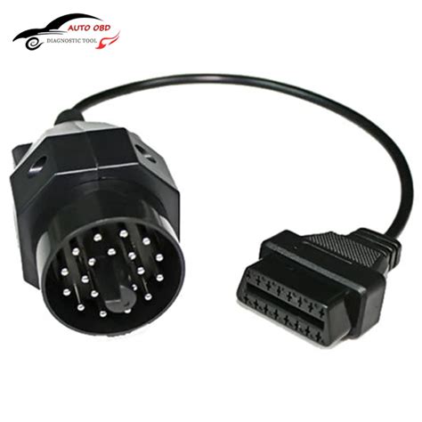 OBD 2 OBD II Adapter Cable For Bmw 20 Pin Male To OBD2 16 Pin Female