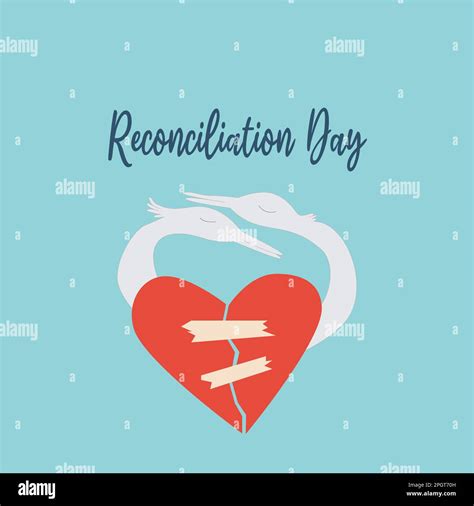 Vector Banner Card Of Reconciliation National Day Stock Vector Image