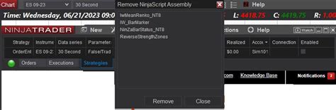 How To Remove Ninjatrader 8 Add On That Is Not Showing Up In The