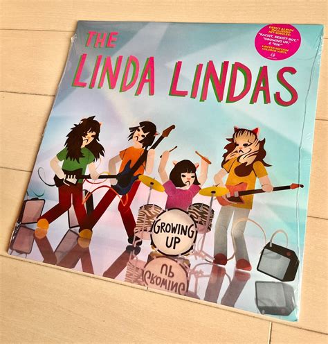 The Linda Lindas “growing Up” Specialty Clear With Blue Pink Vinyl